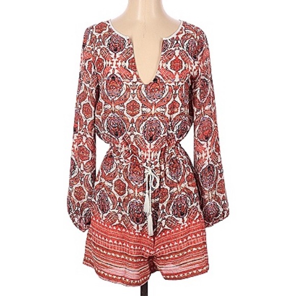 Gianni Bini | Pants & Jumpsuits | Gb Gianni Bini Boho Romper | Poshmark